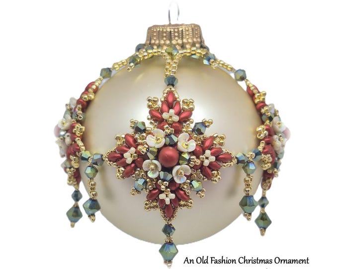 An Old-fashion Christmas Ornament Cover Tutorial - 1 PDF Instant ...