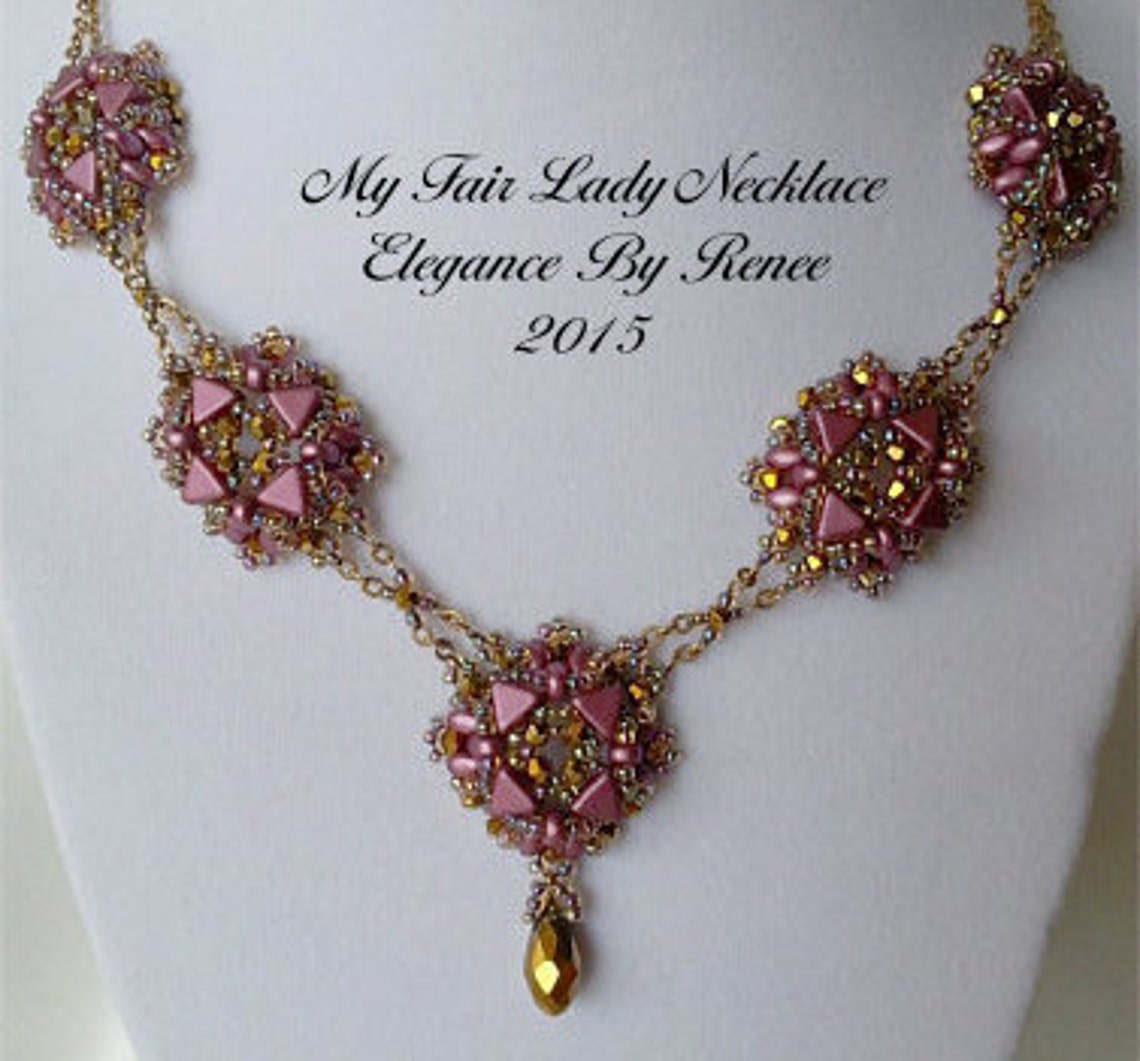 My Fair Lady Necklace Tutorial Instant PDF Download - Etsy
