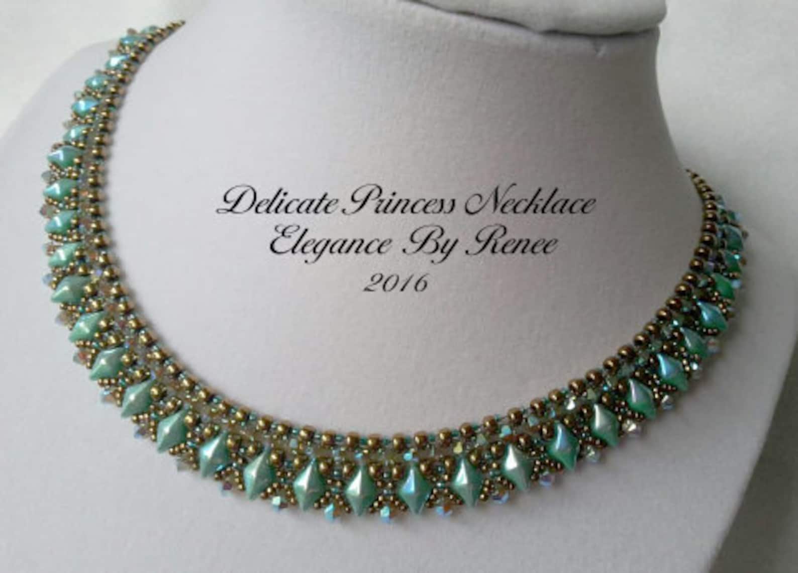 Delicate Princess Necklace | Etsy