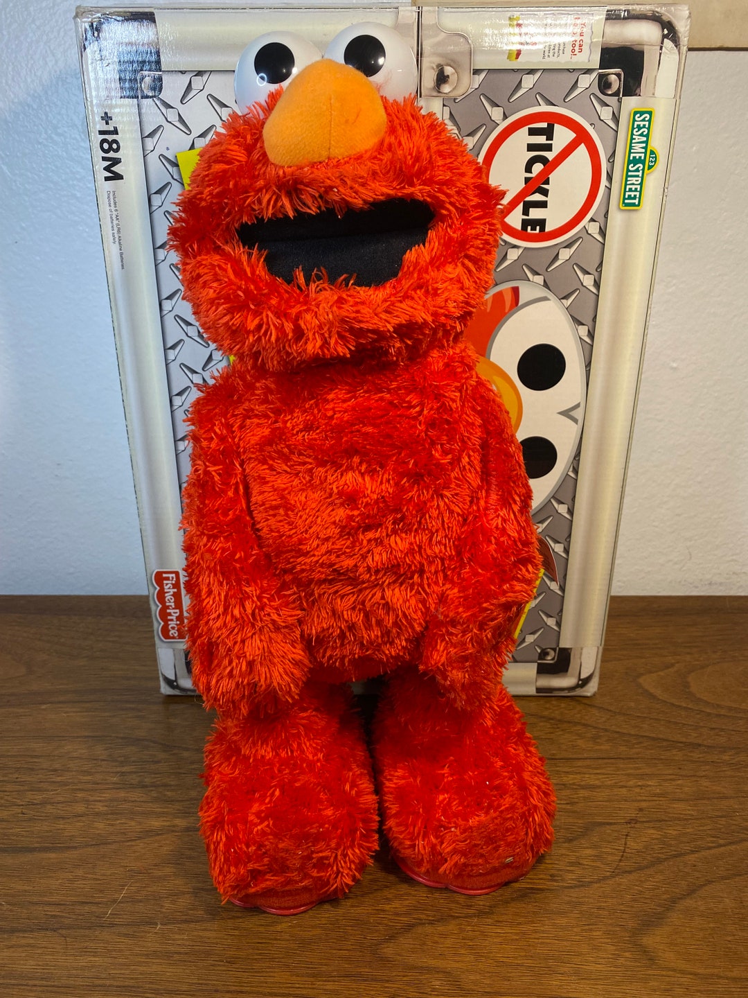 Vintage 2003 Tickle Me Elmo With Box - Etsy
