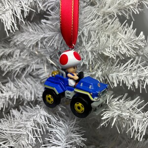 Personalized TOAD Mario Kart Hot Wheels Ornament - Etsy