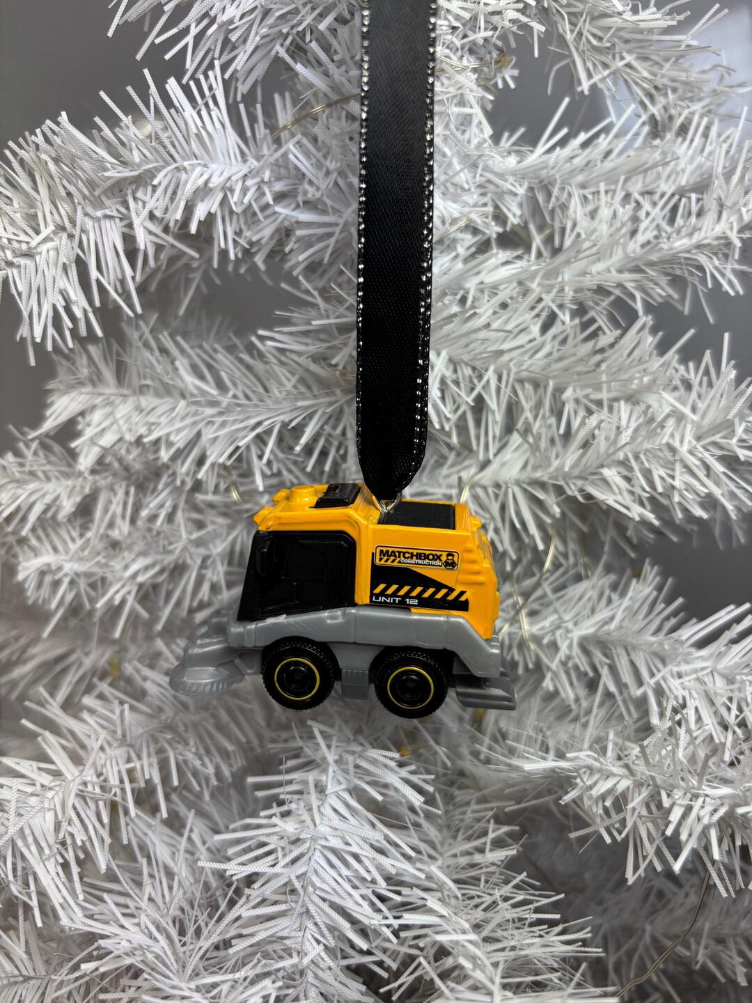Personalized Construction Street Sweeper Matchbox Ornament - Etsy
