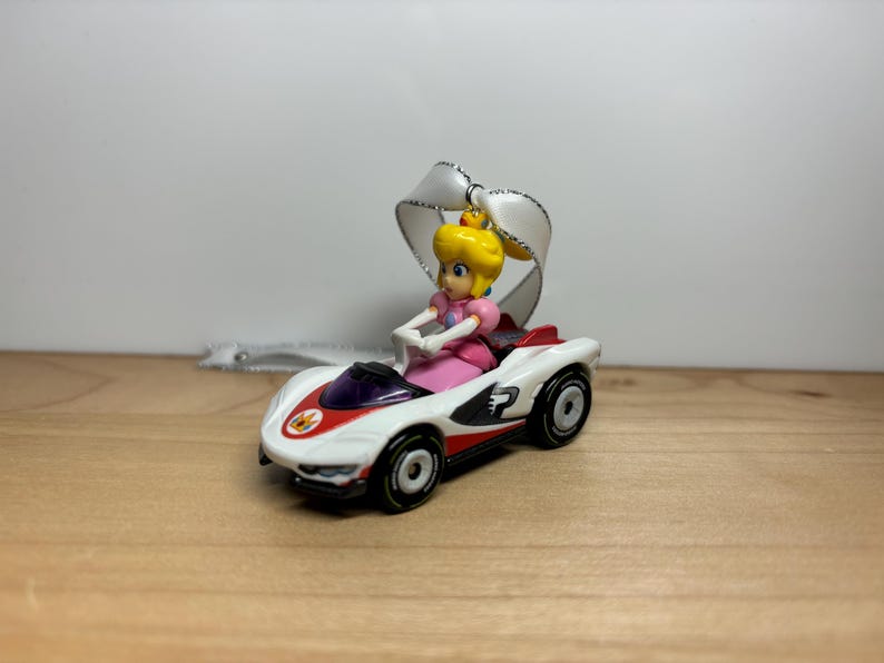 Personalized Princess Peach Mario Kart Hot Wheels Ornament - Etsy