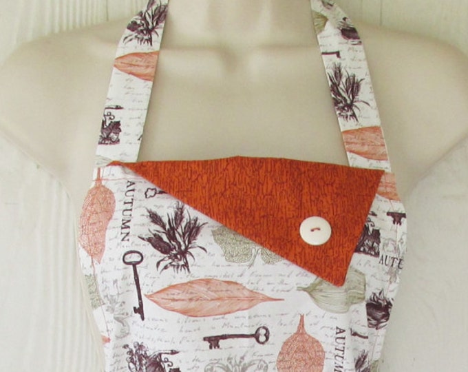 Autumn Apron, Fall Harvest Apron, Thanksgiving Apron, Retro Style ...