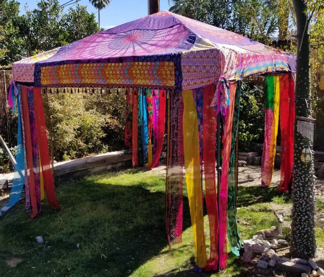 Vendor Tent Cover, Boho Tent, Boho Canopy, Festival Tent, Pop up Tent ...