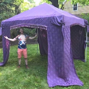 Vendor Tent Cover, Boho Tent, Boho Canopy Cover, Festival Tent, Popup ...