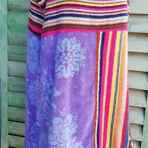 Vintage Towel Dress, Upcycled Towel Dress, 70s Towel Dress, Hippiewild ...