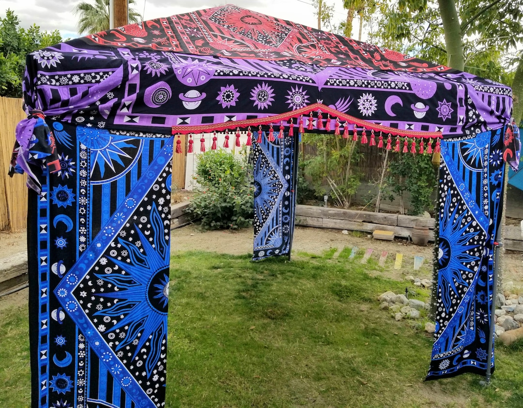 Renaissance Tent Cover Fits a Standard 10x10 Popup, Medieval Vendor ...