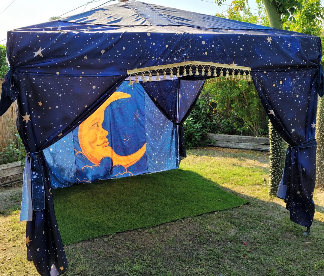 Vendor Tent Cover, Galaxy Tent, Boho Canopy, Festival Tent, Pop up Tent ...