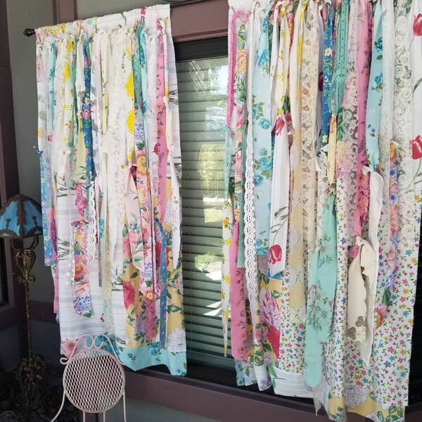 Shabby Chic Curtains - Etsy