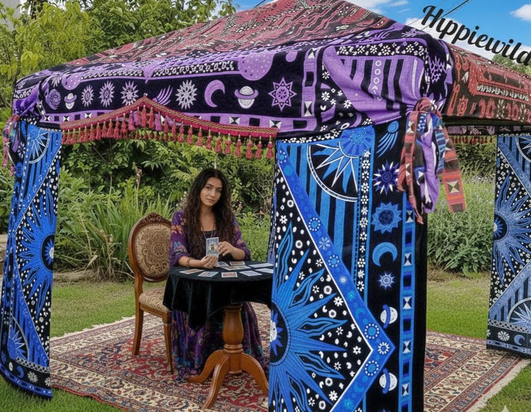 Renaissance Tent Cover Fits a Standard 10x10 Popup, Medieval Vendor ...