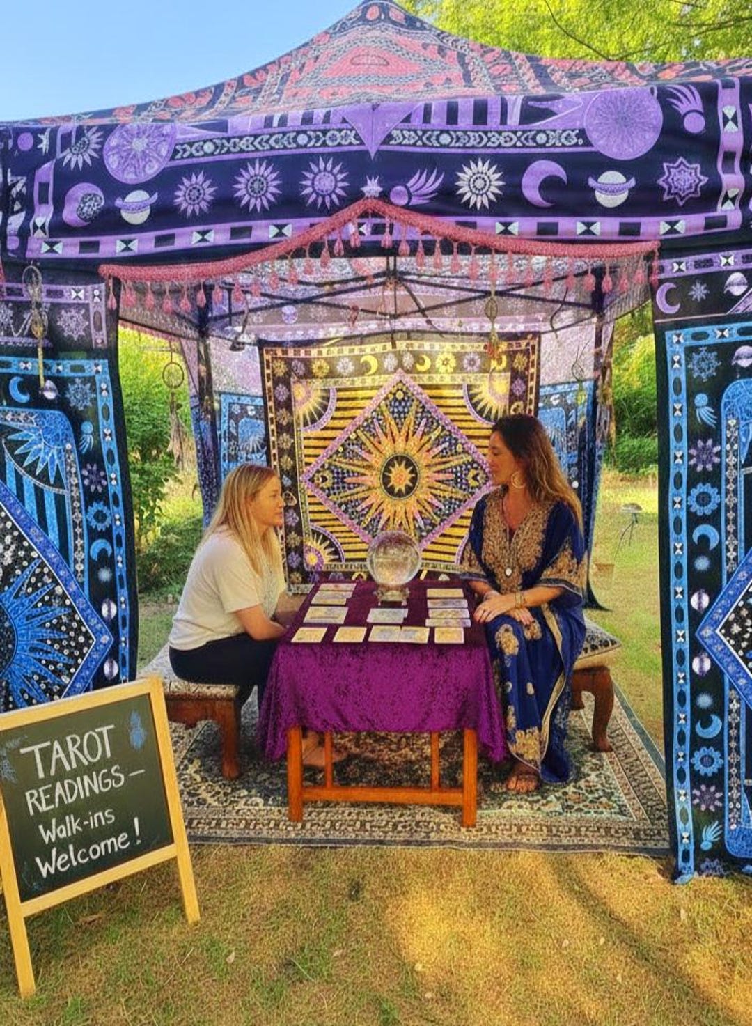 Renaissance Tent, Tarot Canopy Cover, Festival Tent, Popup Tent Cover ...