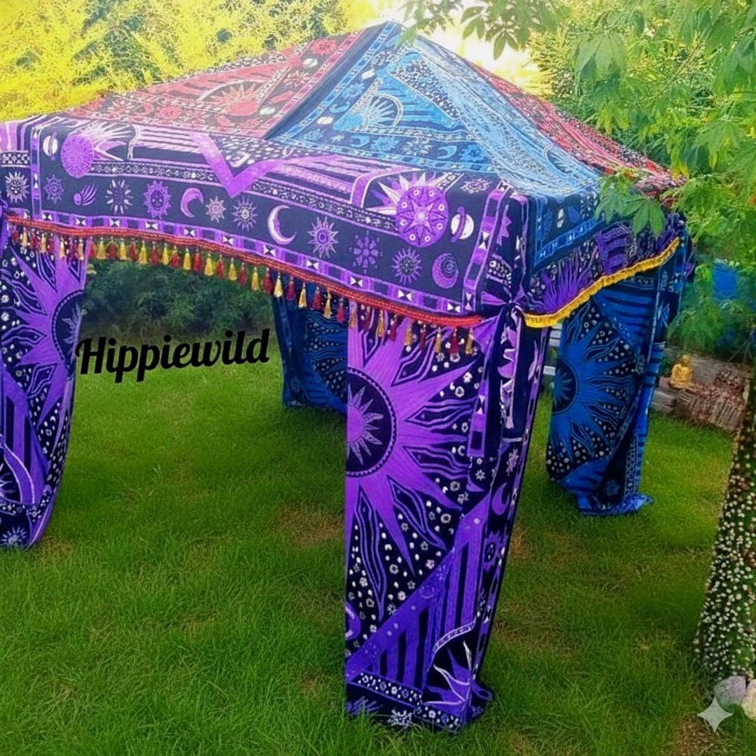 Vendor Tent Cover, Renaissance Fair Tent, Mystical Tarot Booth, Canopy ...