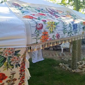 Tent Cover, Boho Vendor Canopy Cover, Vendor Tent, Vendor Canopy Tent ...