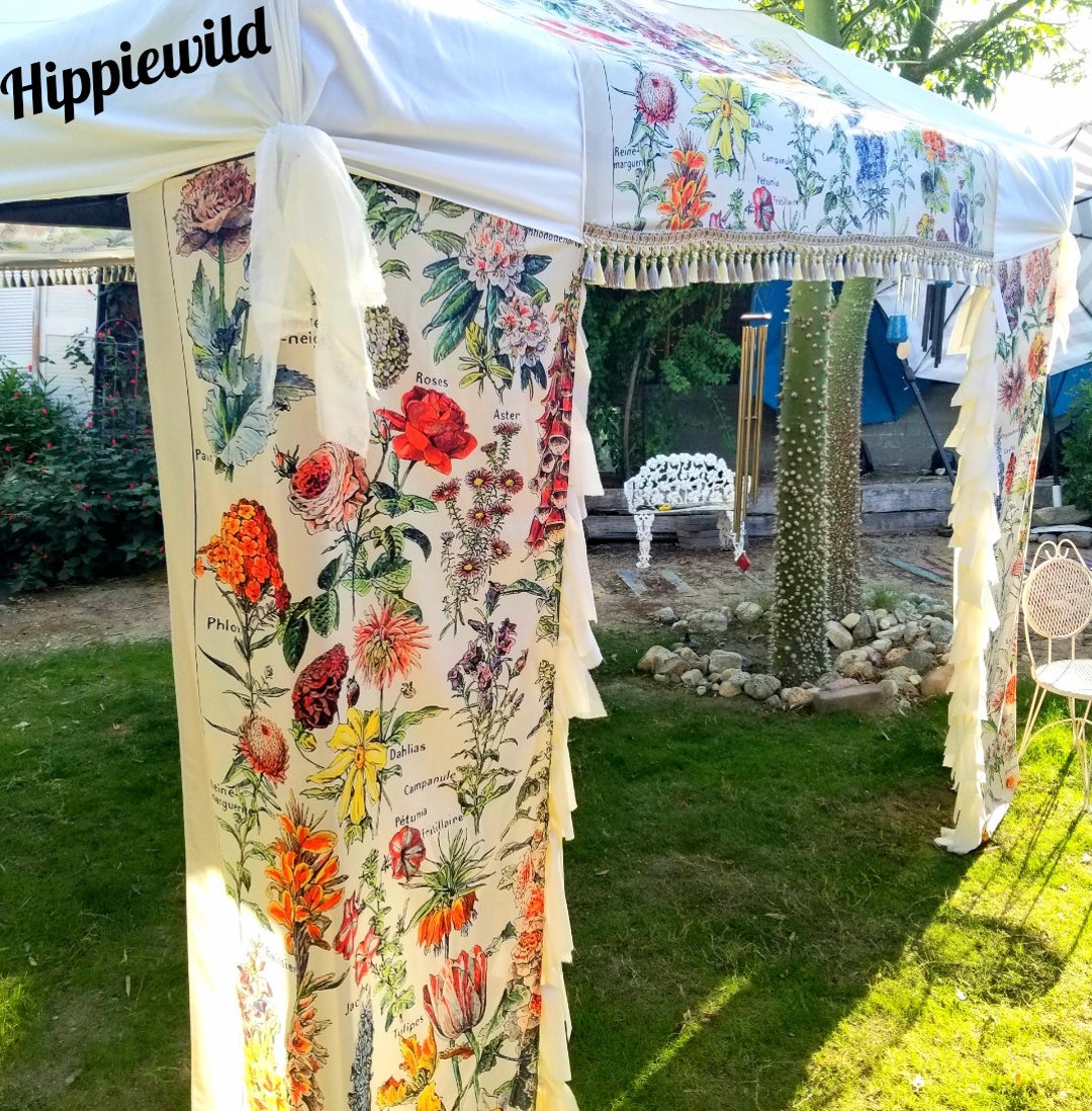 Tent Cover, Boho Vendor Canopy Cover, Vendor Tent, Vendor Canopy Tent ...