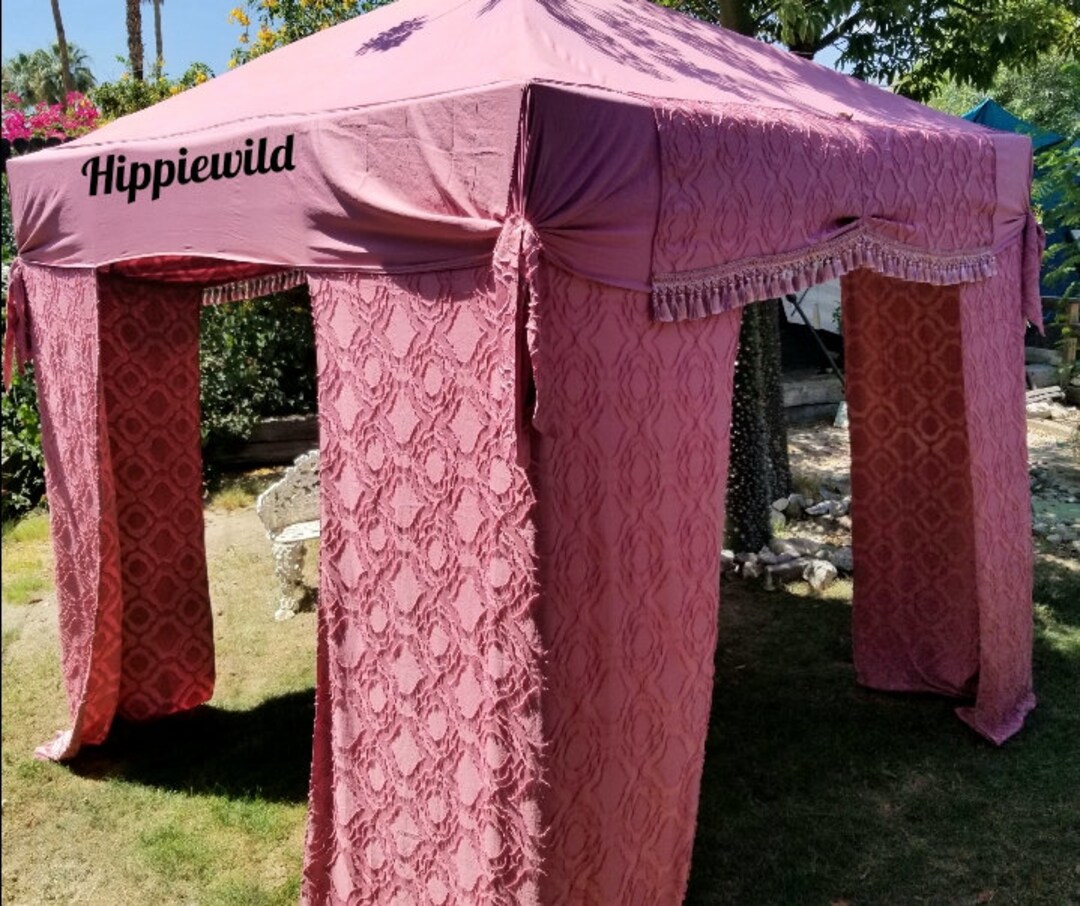 Vendor Tent Cover, PARIS PINK, 10x10 Canopy Cover, Pop up Tent, Vendor ...