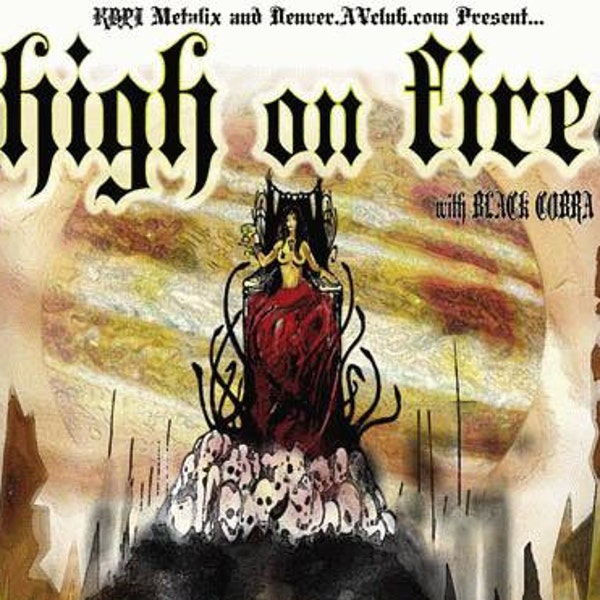 High on Fire Poster - Etsy