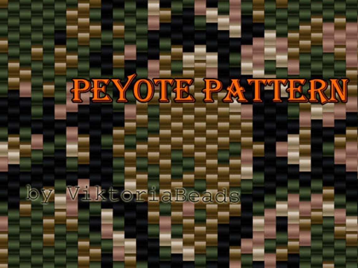 Python Snake Skin Peyote Pattern Even Stitch Bracelet Animal Brown ...