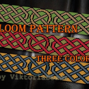 Celtic Knot Bracelet Pattern: Loom Seed Bead Cuff (PDF Pattern) - Etsy