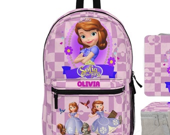 Sofia the First Backpack - Etsy