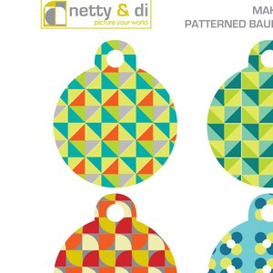 Make Your Own Christmas Bauble Gift Tags or Mini Festive Garland ...