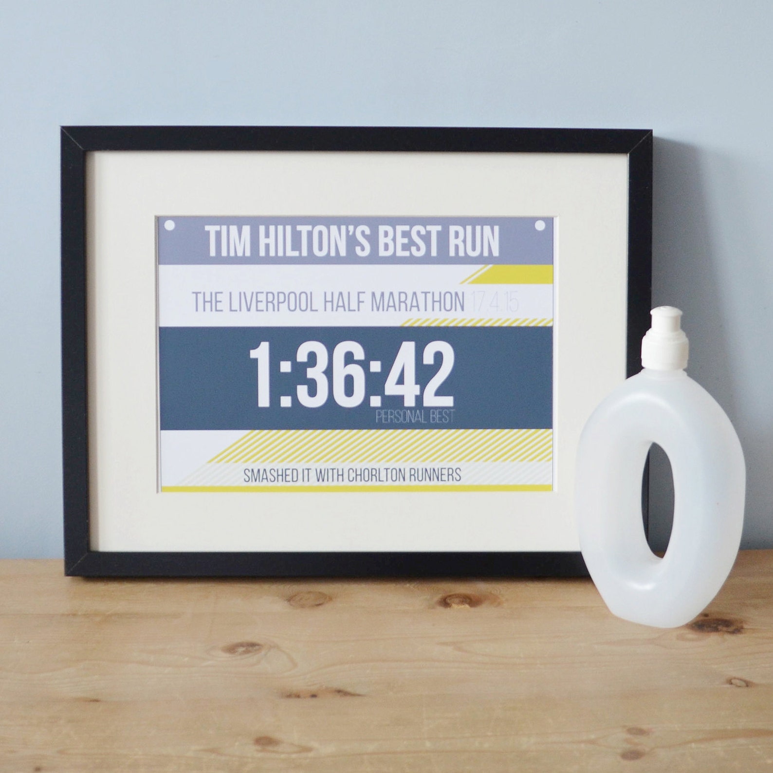 Personalised Runner Print Gift - Etsy