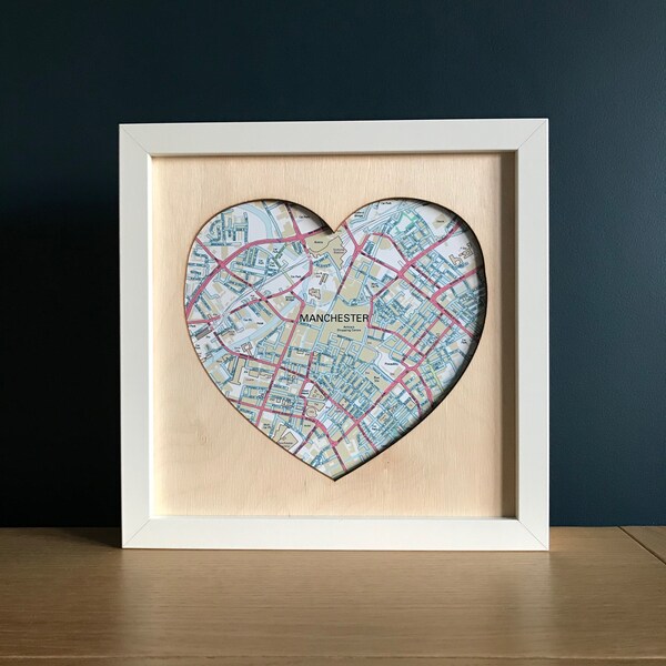 Manchester Map - Etsy UK