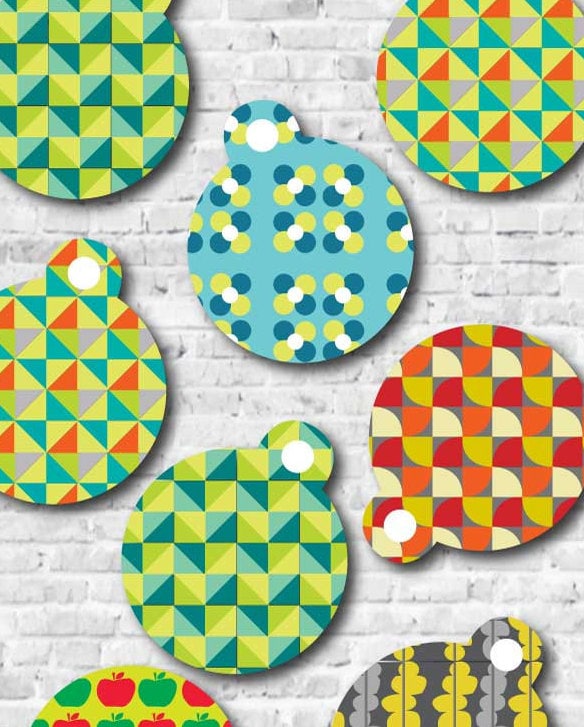 Make Your Own Christmas Bauble Gift Tags or Mini Festive Garland ...