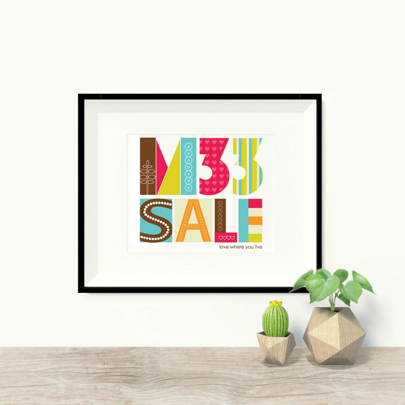 Manchester Wall Art, M33 Sale Postcode Art Print, M33 Sale Wall Art ...