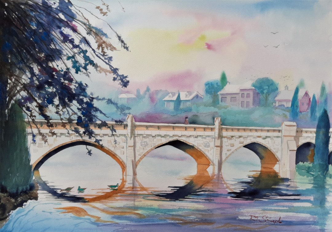 A River Avon Bridge - Etsy