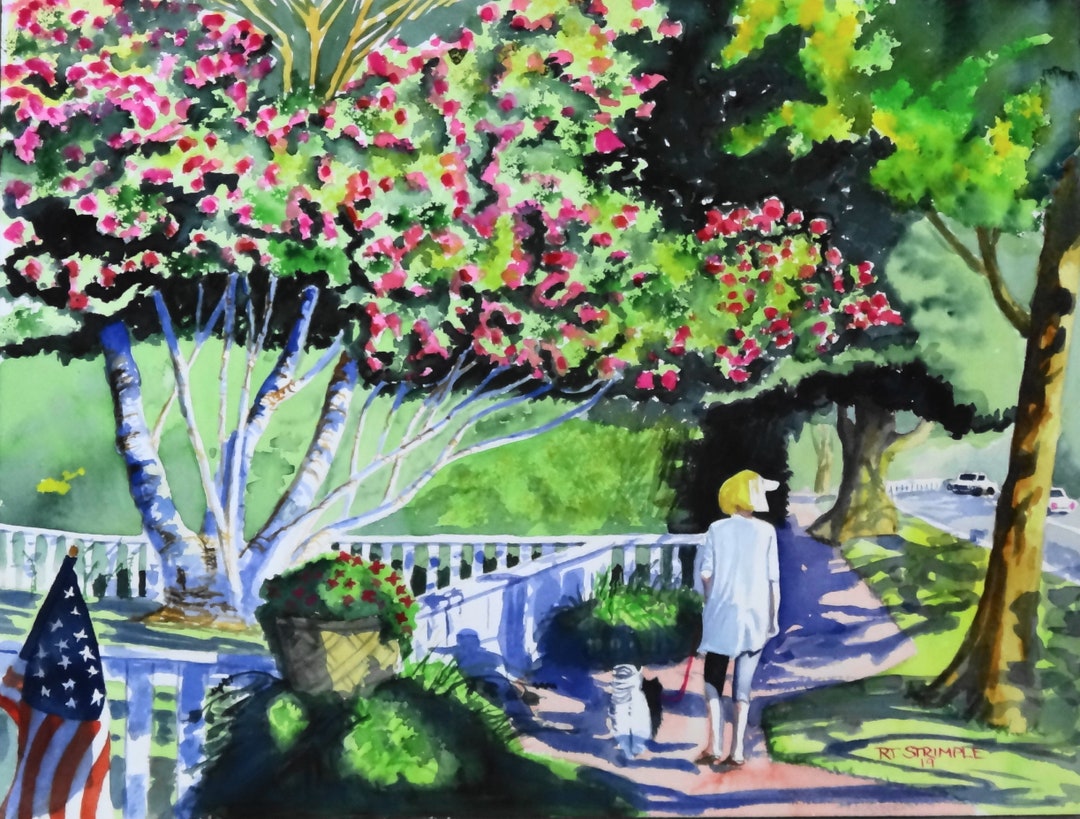 A Summer Morning Walk - Etsy