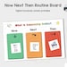 Now, Next, Then Routine Board, Visual Timetable, Teaching Autism ...