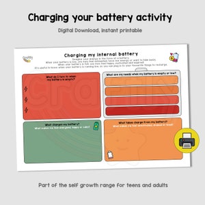 Self Awareness Activity for Teens, Adults and Children, Filling Your ...