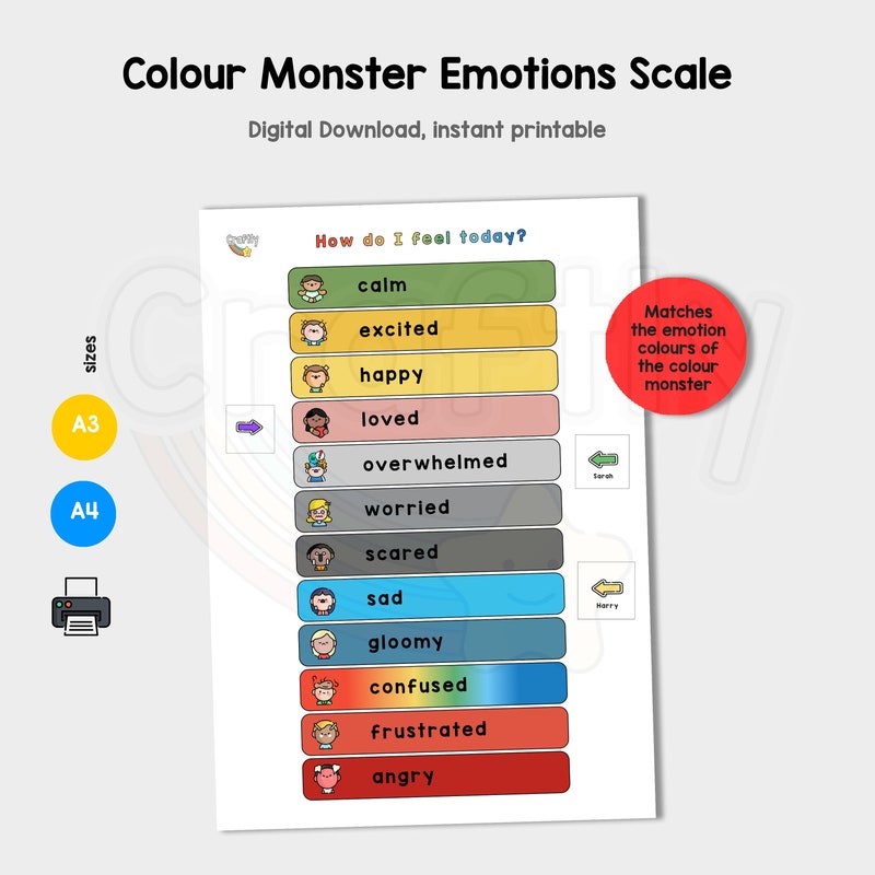 Colour Monster - Etsy UK