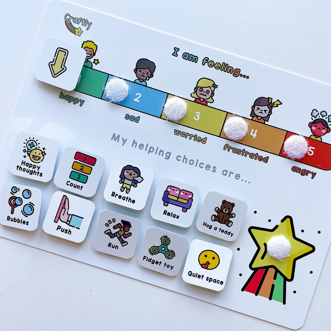 Kids Emotions Scale, Coping Choices for Nursery, Childrens Emotional ...