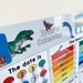 Childrens Dinosaur Calendar Gift Educational Present Weather - Etsy