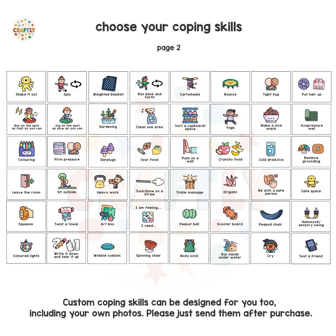 Bespoke Coping Skills & Emotional Regulation Board – A Visual Support ...