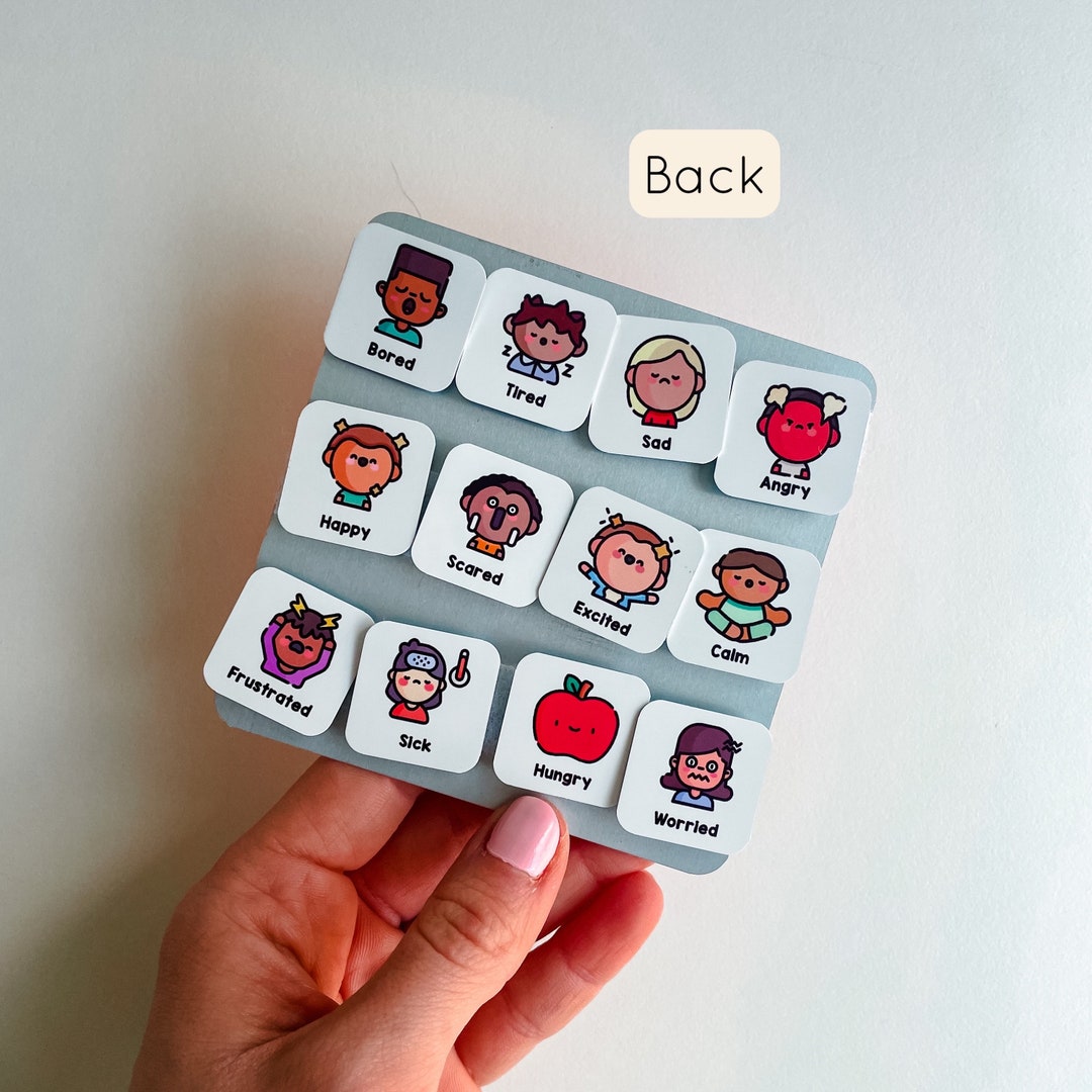 Childrens Emotions and Feelings Communication Board for Travelling, on ...
