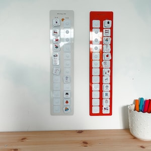 Kids Routine Visual Timetable, Now and Next Board, Morning Tasks for ...