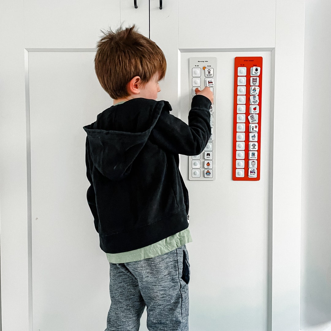 Kids Routine Visual Timetable, Now and Next Board, Morning Tasks for ...