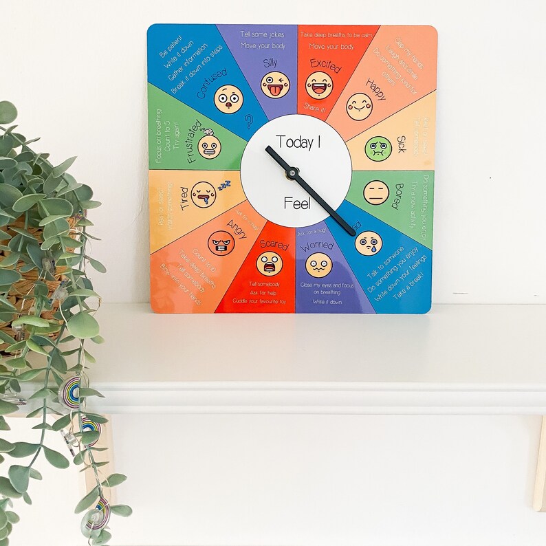 Children's Emotions Feelings Visual Board Autism | Etsy