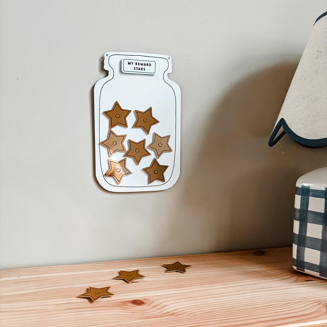 Kids Reward Chart: Magnetic Star Behavior System - Etsy