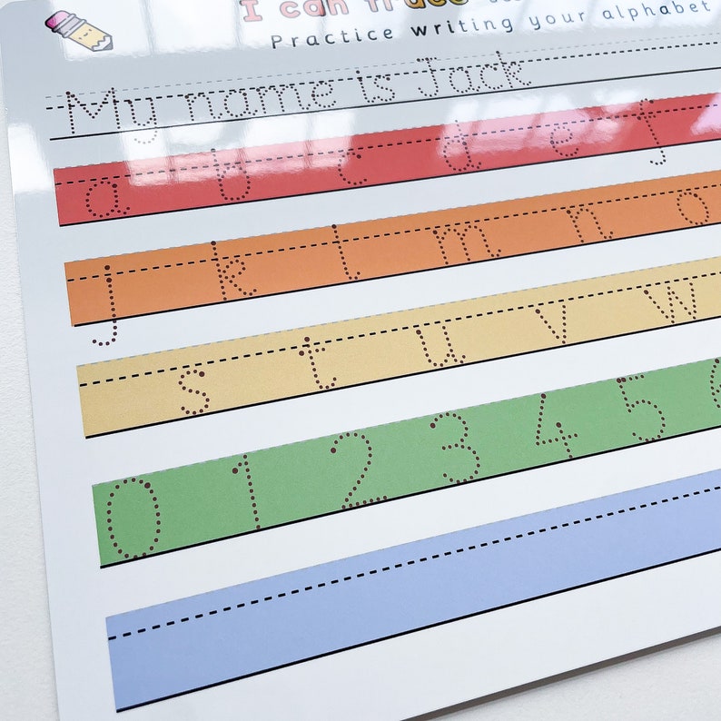 Alphabet Letters Tracing Board for Kids, Fun Educational Resources ...