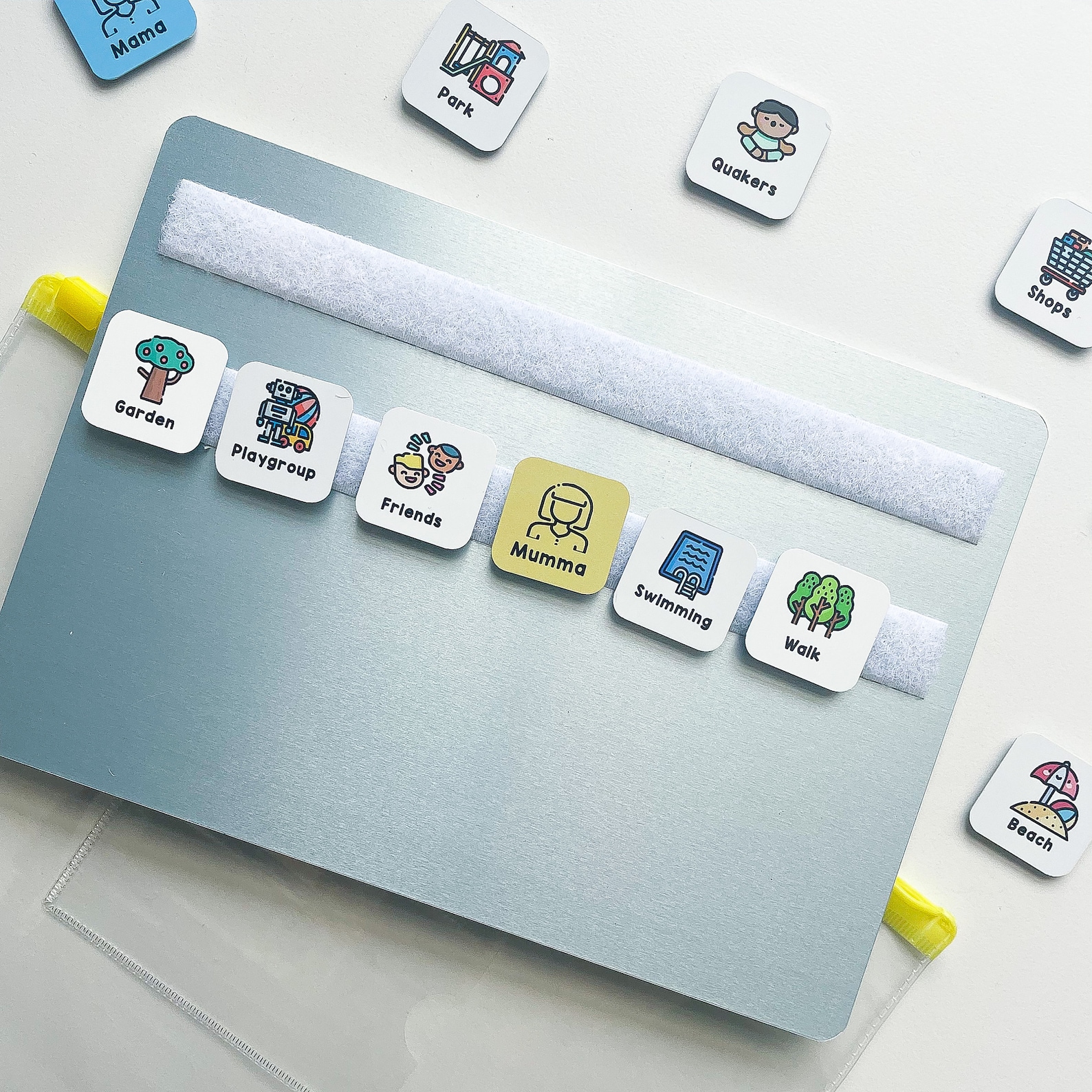 Now NEXT Then Visual Timetable Board for Children, Kids Daily Routine ...