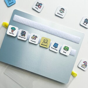 Now NEXT Then Visual Timetable Board for Children, Kids Daily Routine ...