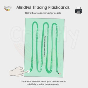 Kids Mindful Breathing Cards, Childrens Anxiety, Emotions and Wellbeing ...