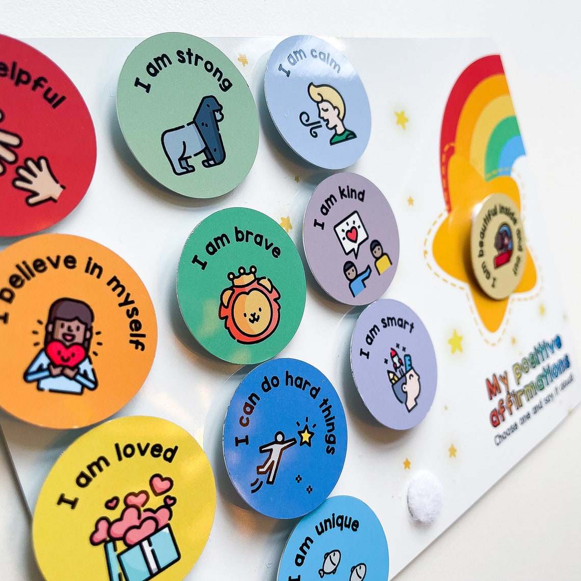 Positive Affirmations for Children Mindfulness for Kids - Etsy