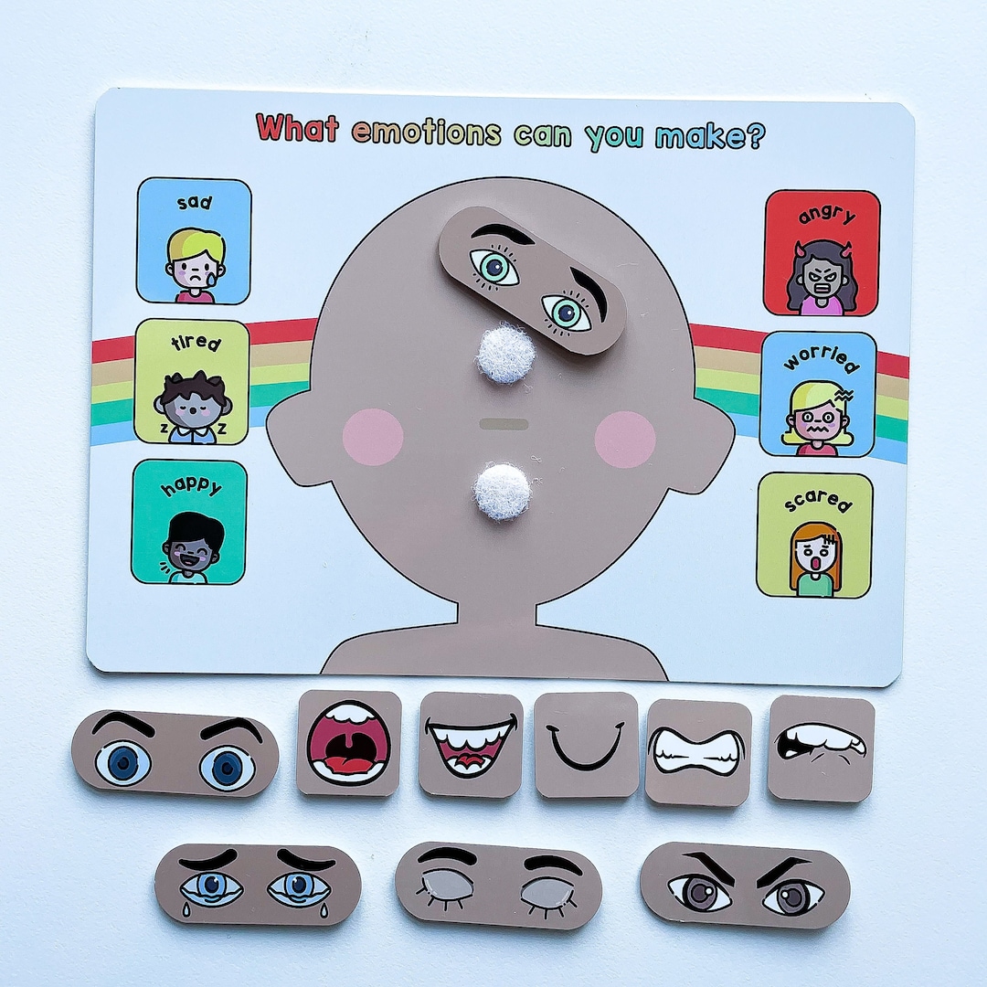 Emotions Making Face for Toddlers and Kids, Recognising Facial ...