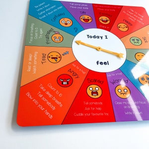 Children's Emotions Feelings Visual Board, Feelings Flashcards ...