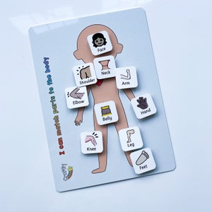 Body Parts Matching Activity, Preschool Kindergarten Educational ...